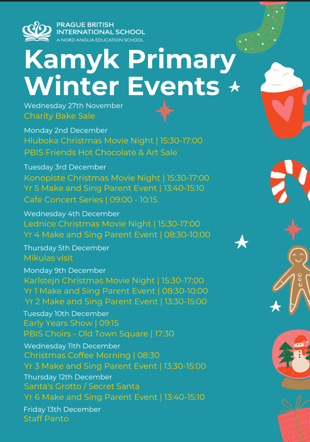 Kamyk Primary Week 12 Update - Prague British International School